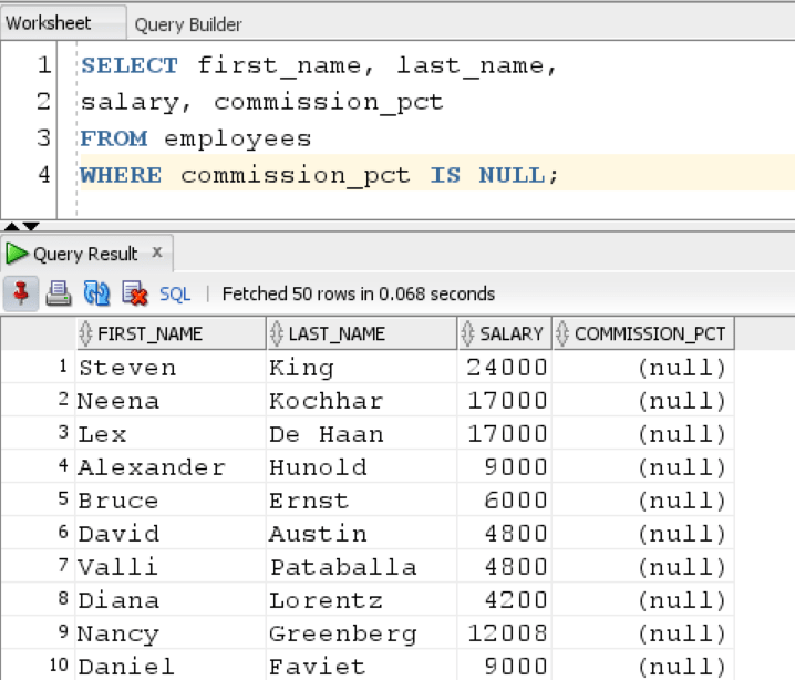 IS NULL Qurosity Learning Never Stops