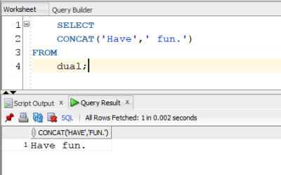 Oracle CONCAT - Qurosity | Learning Never Stops