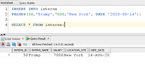 Oracle INSERT STATEMENT - The Complete Guide